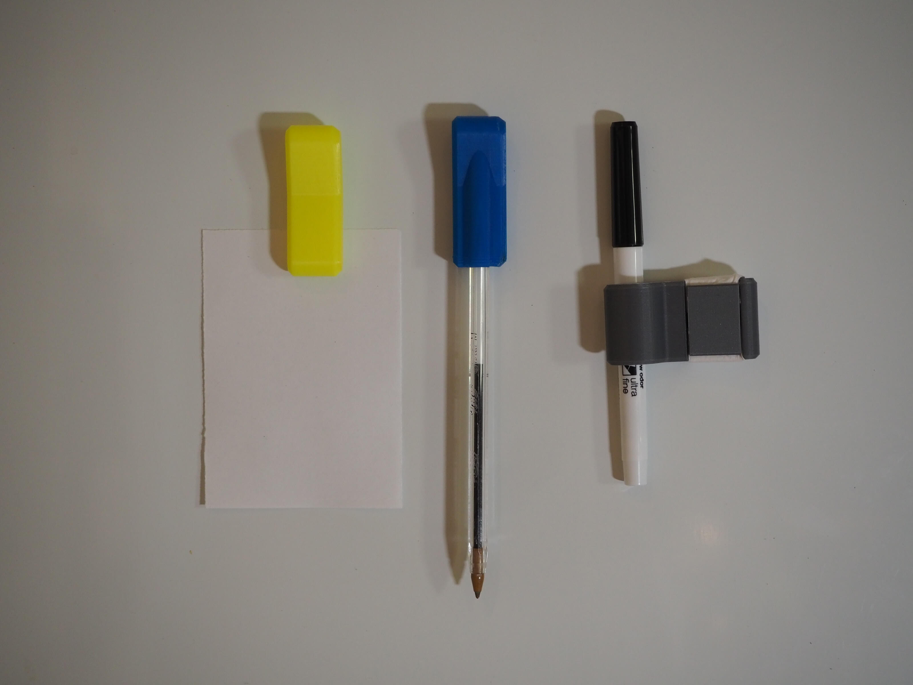 Slide/Press Marker Holder with Eraser for Mini Whiteboards by Highrise ...
