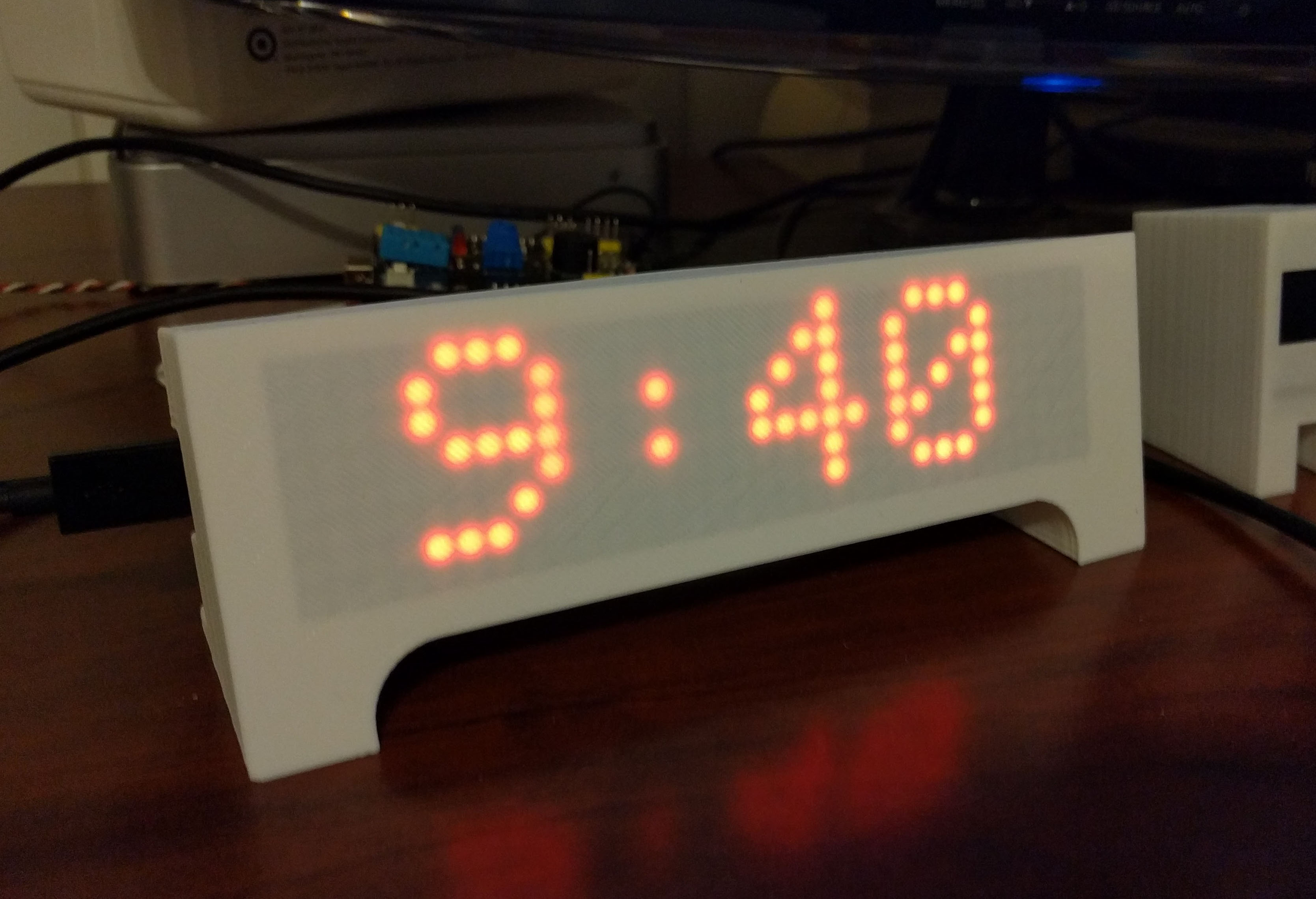 ESP8266 Wemos Clock News Weather Scrolling Marquee by Qrome | Download ...