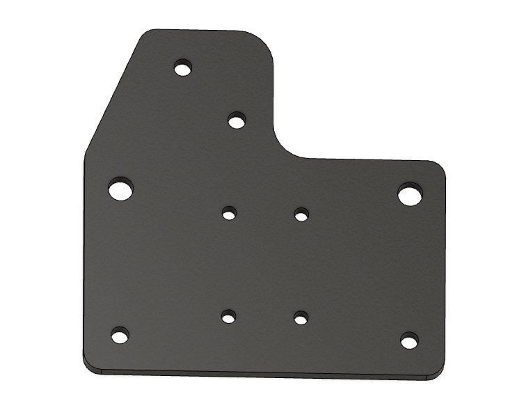 Tevo Tarantula Plate - Y-Axis Front End (B-2) by MG_Maker | Download ...