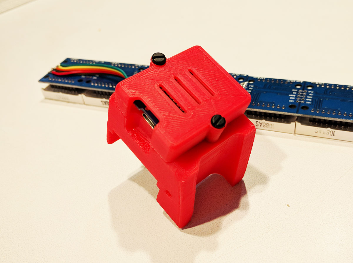 ESP8266 Double Wide Marquee Scroller News Weather Clock by Qrome ...