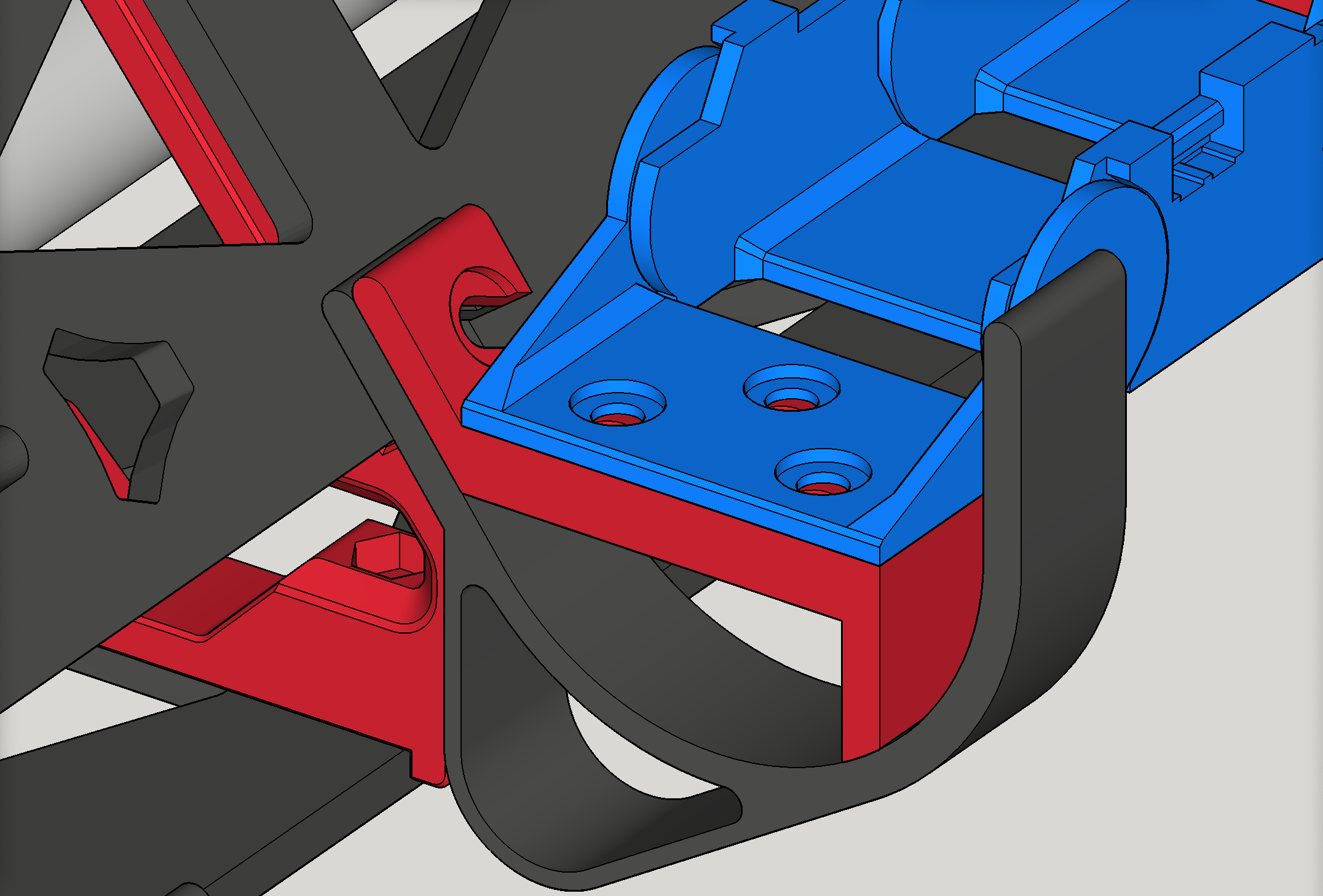 LowRider 3 plasma CNC - Drag Chain Mount revised for large 20x40 drag ...