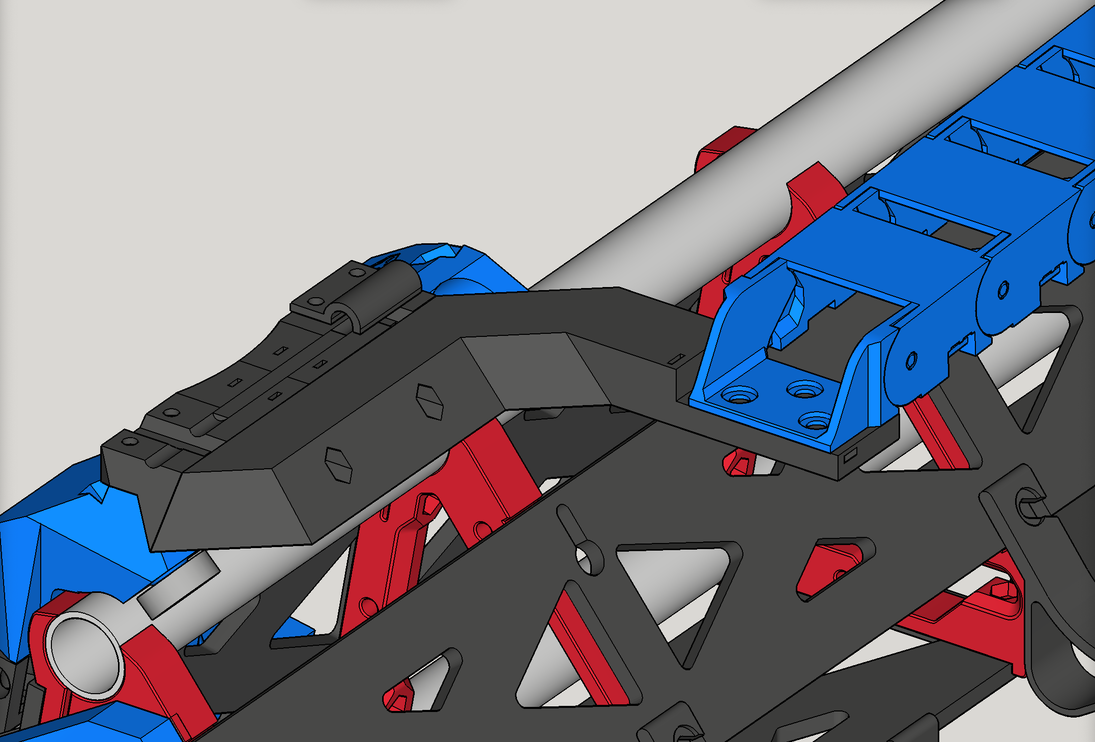 LowRider 3 plasma CNC - Drag Chain Mount revised for large 20x40 drag ...
