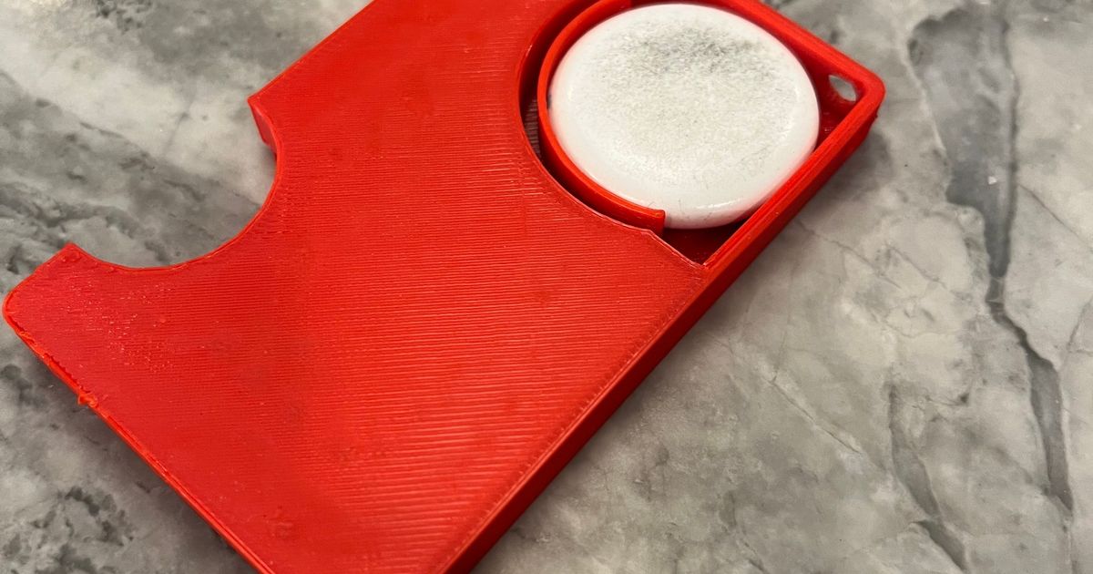 microRidge Style Wallet Airtag Case by Bupster | Download free STL ...