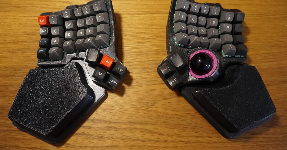 Charybdis and Scylla wrist rest out of flexible filament TPU by h19x51 ...