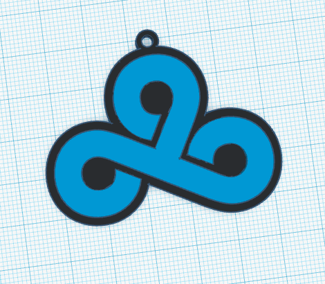 Cloud9 Logo (Keychain) by CalebTimoteo | Download free STL model ...