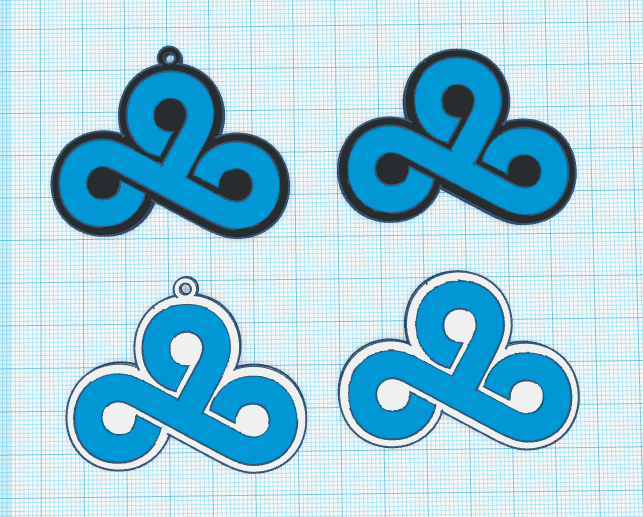 Cloud9 Logo (Keychain) by CalebTimoteo | Download free STL model ...