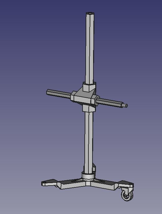 Stativ Foba (GOM ATOS Messsystem) by Fishtown | Download free STL model ...
