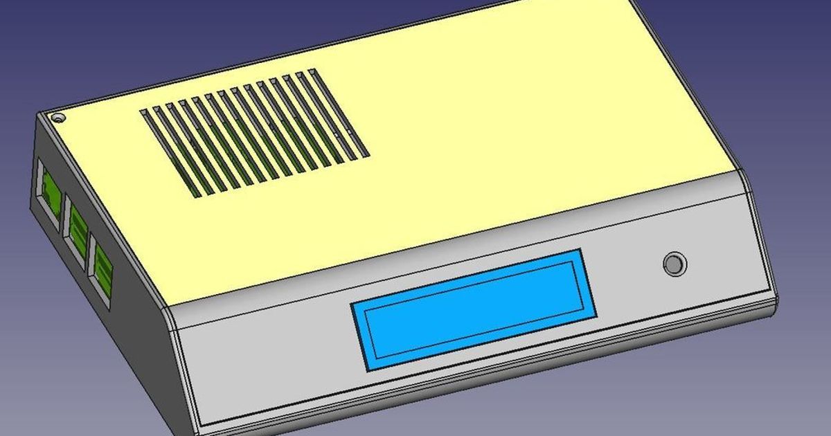 Mediacenter Gehäuse Raspberry Pi 3 by Fishtown | Download free STL ...