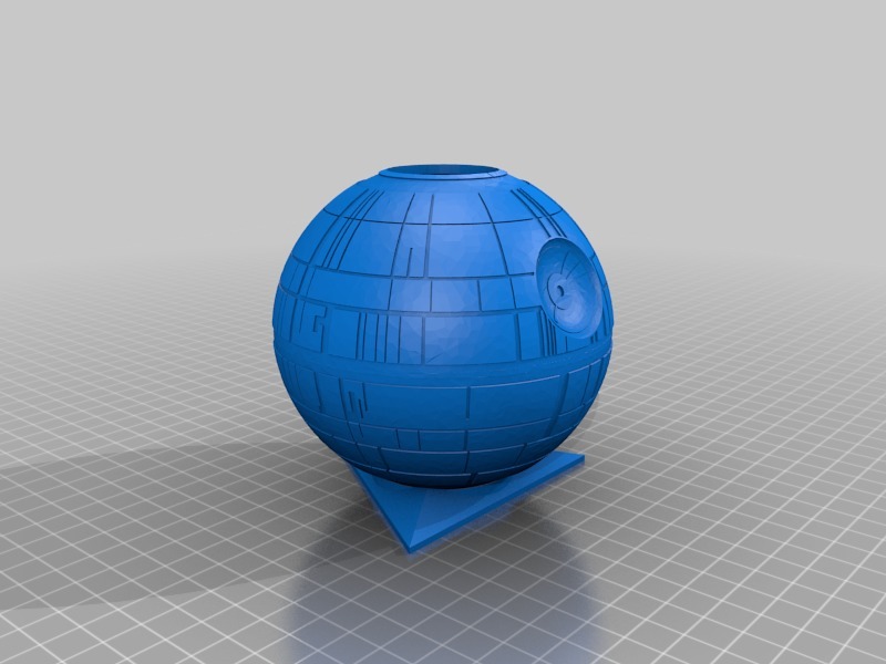 Death Star Vase - Thin walls by jmorrison7 | Download free STL model ...