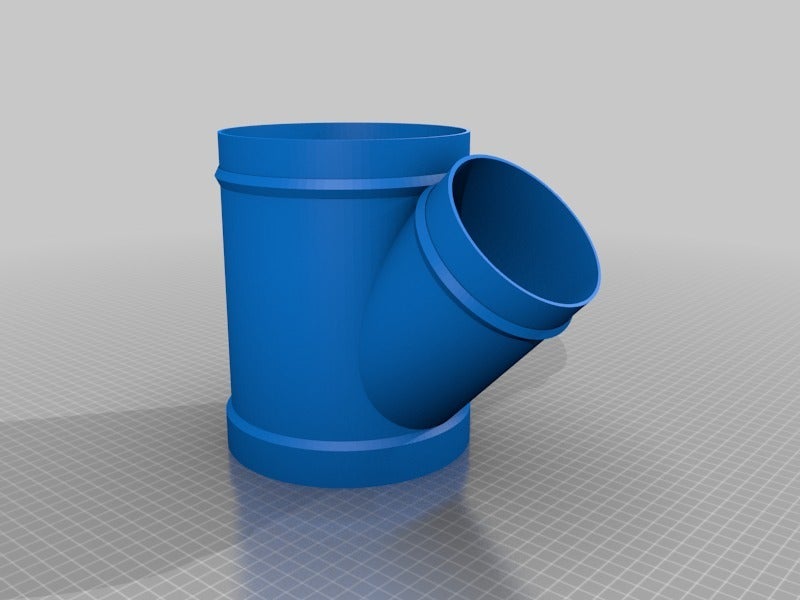 customizable angled tube connector by dickie24 | Download free STL ...