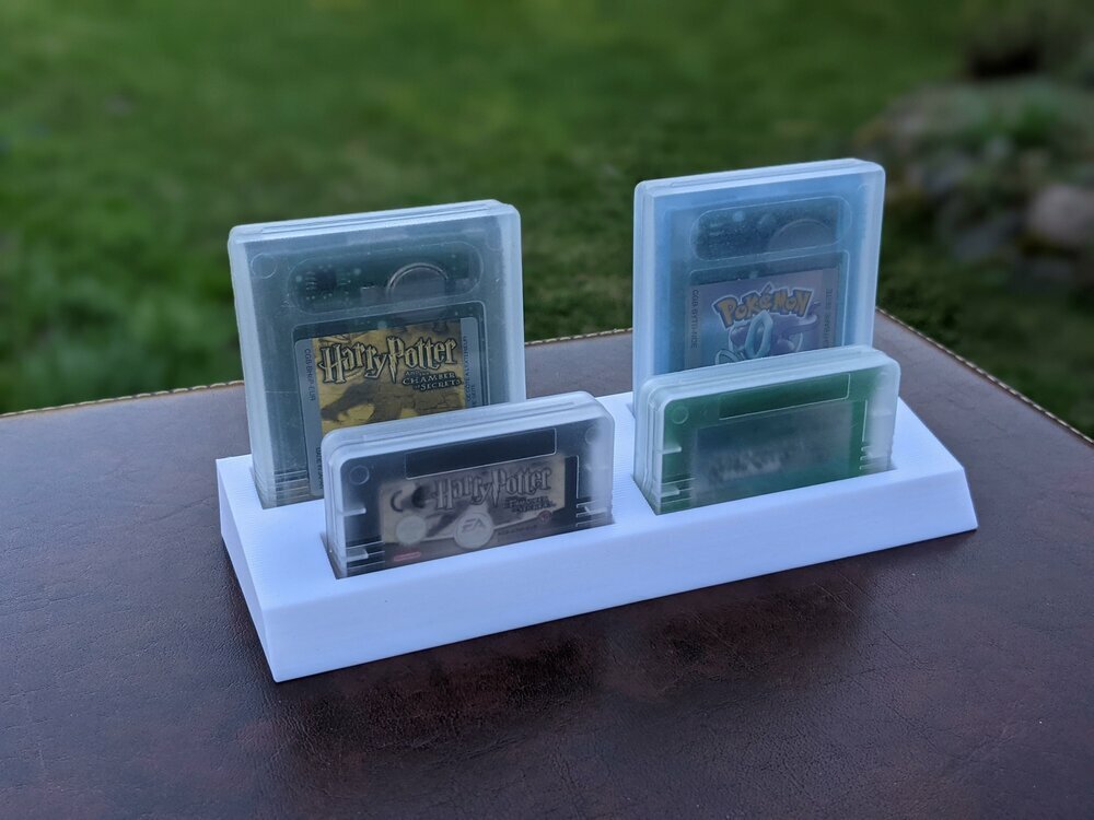 Gameboy Cartridge Display Stand by Bastian | Download free STL model ...