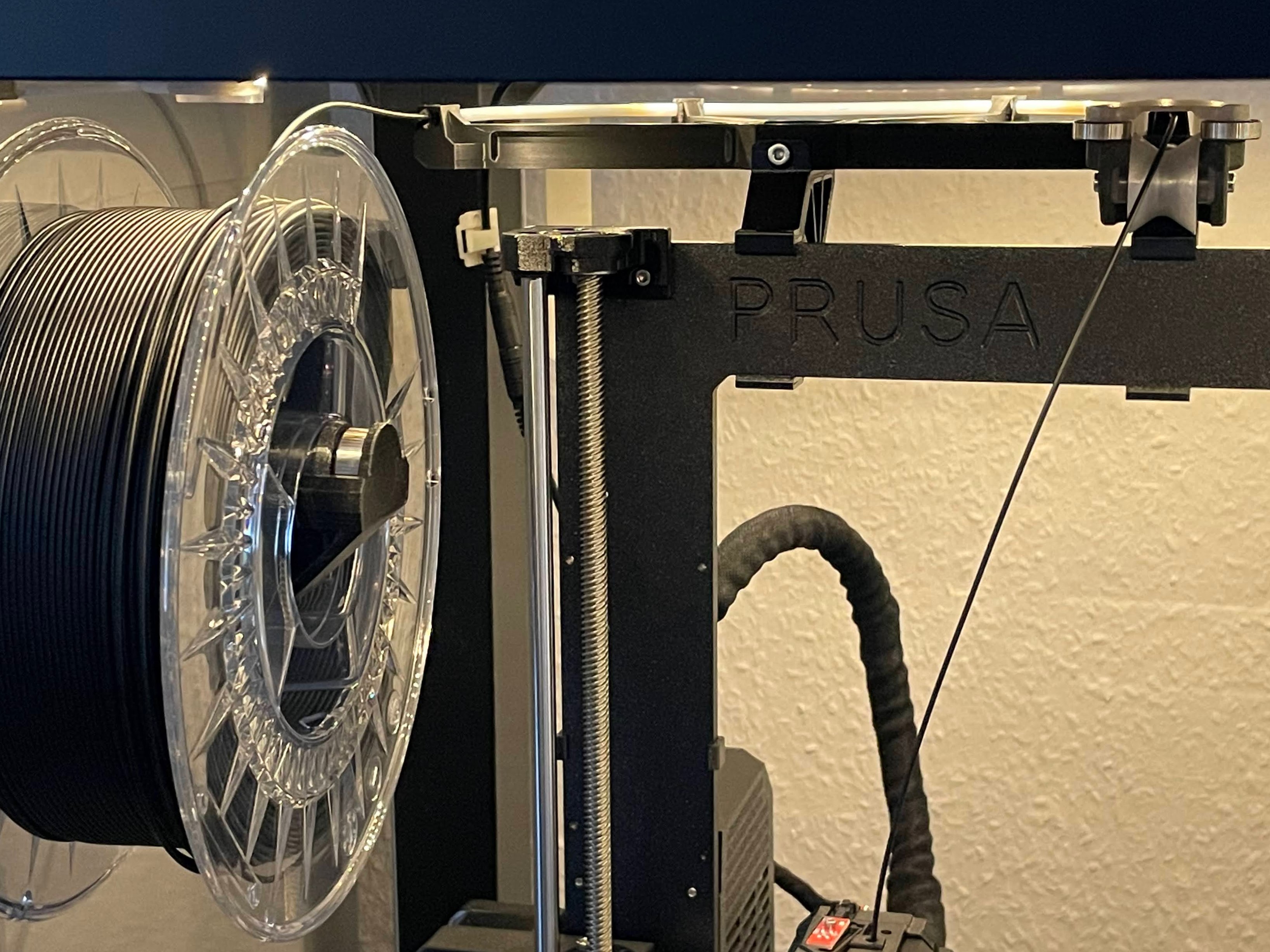 Mk3s Low profile filament guide for IKEA Lack enclosure by Yosuke ...