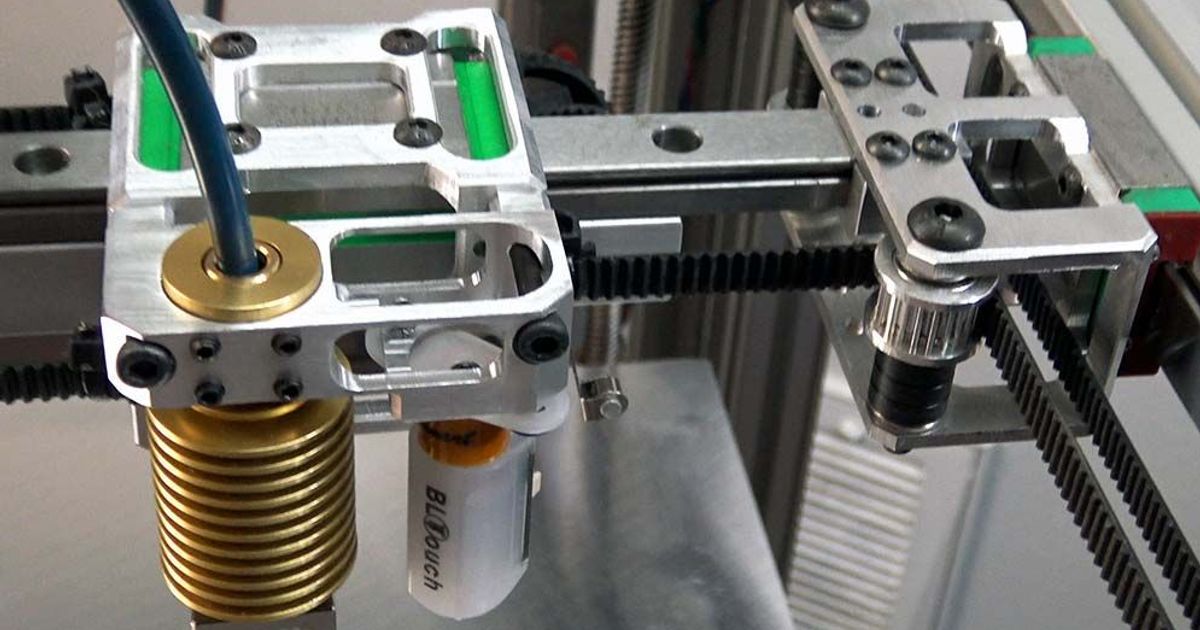 SolidCore Lightweight Hotend Mount with BLTouch Offset Mounting Bracket ...