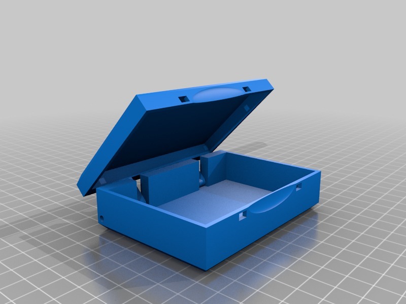 My Customized Hinged Box - top by sciipiio | Download free STL model ...