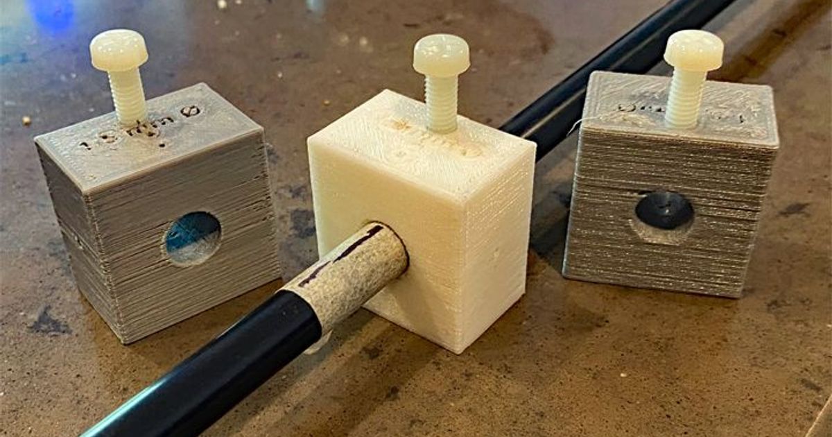 Mast and Boom Drilling guides for RC sailboat- 11mm round by willnewton ...