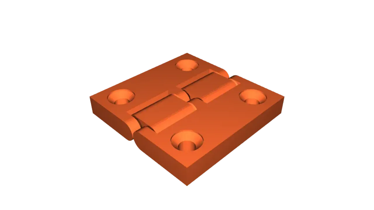 Reversible Hinge (Print in Place) by R3D | Download free STL model ...