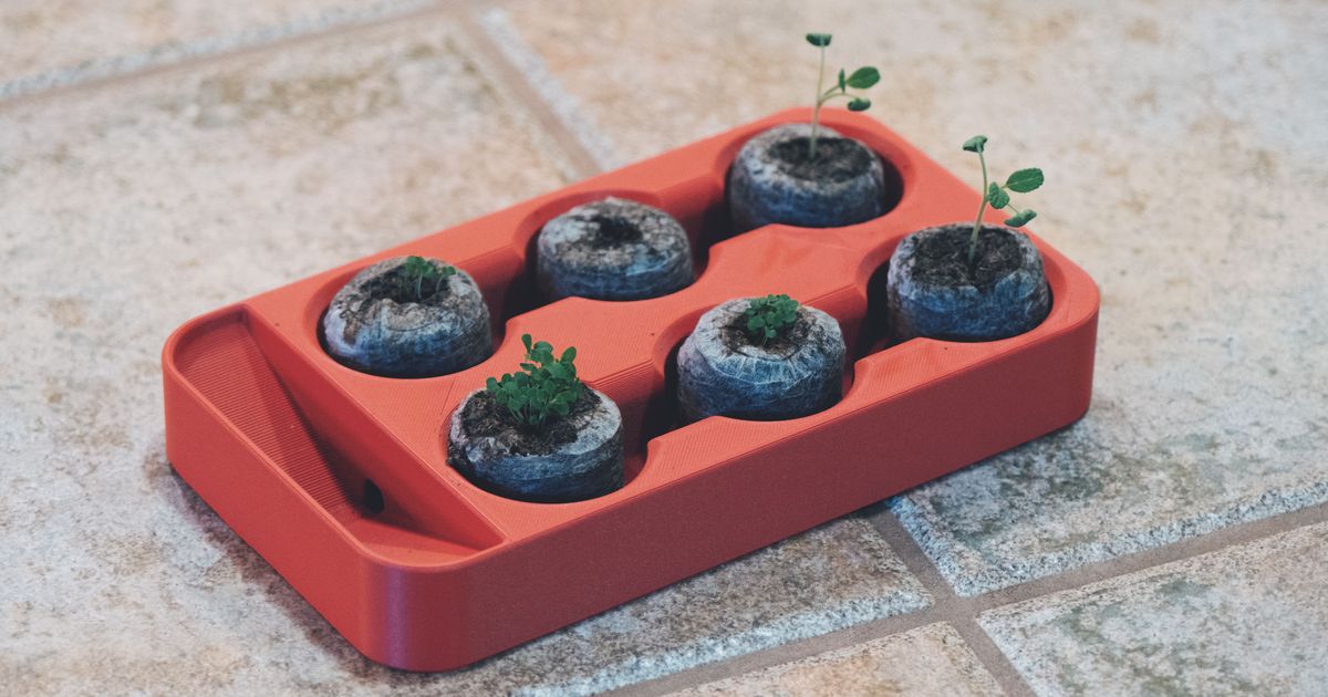 Seedling Starter Tray by Josh-3d | Download free STL model | Printables.com