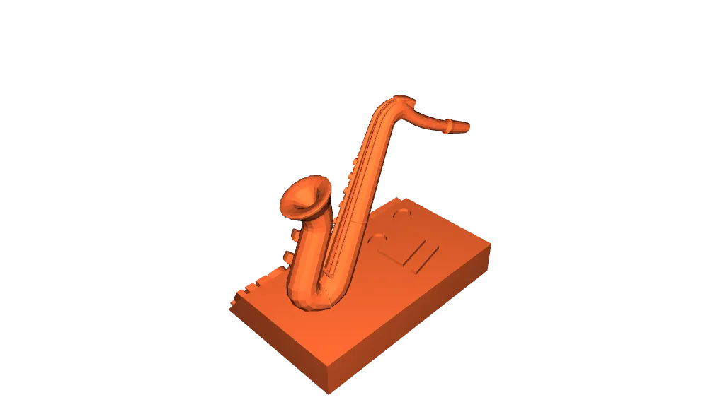Thank You Saxophone Trophy by PixelDot | Download free STL model ...