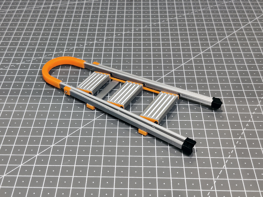 1/10 Scale Folding 3 Tier Step Ladder by robroy | Download free STL ...