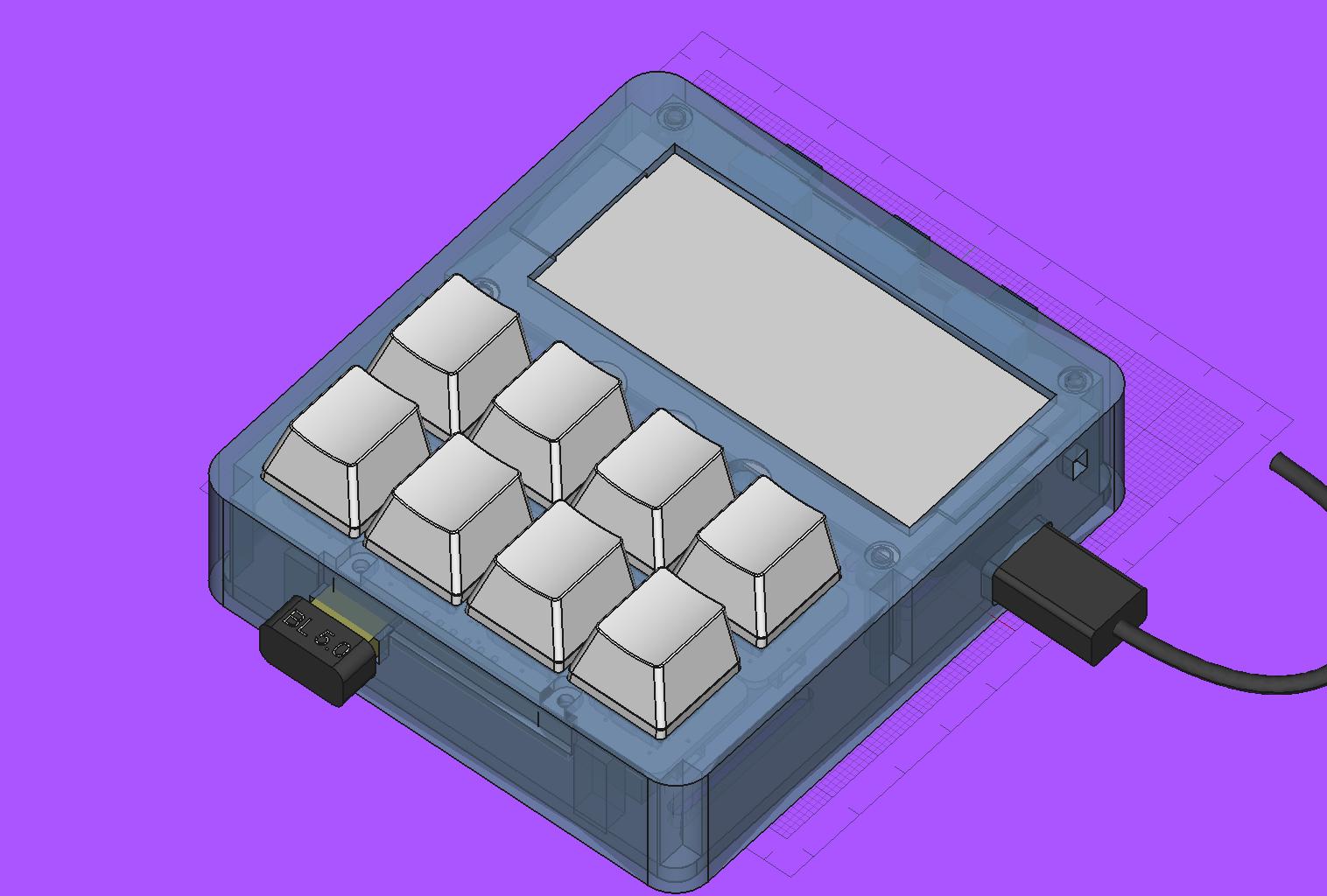 USB and Bluetooth macroKeyboard by ManelTo | Download free STL model ...