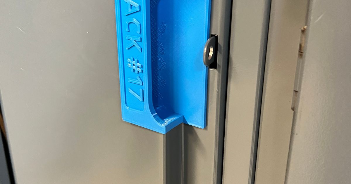 Locker Handle by Potato | Download free STL model | Printables.com
