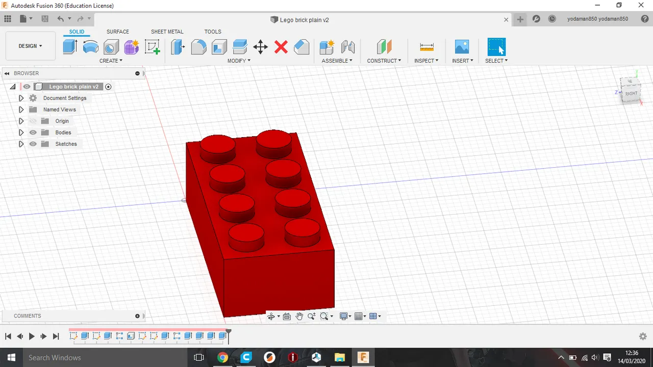 Easy print lego brick by Zac Smith | Download free STL model ...