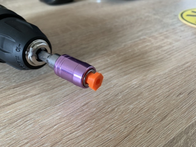 Bit Adapter 1/4 in to 4mm by spckr | Download free STL model ...