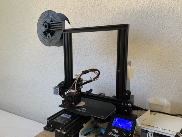Ender 3 filament holder bracket by spckr | Download free STL model ...