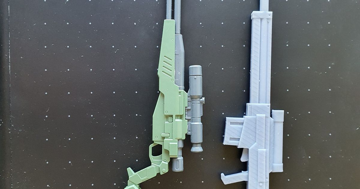 MG GM Sniper II Titans Beam Rifle by Mod20087 | Download free STL model ...