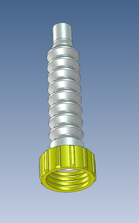 Flexible funnel for a 5l canister by dziobu | Download free STL model ...