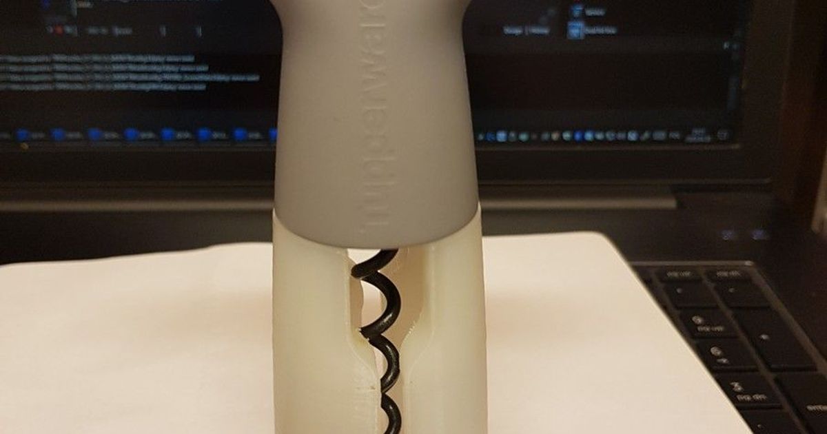 Tupperware corkscrew by dziobu | Download free STL model | Printables.com