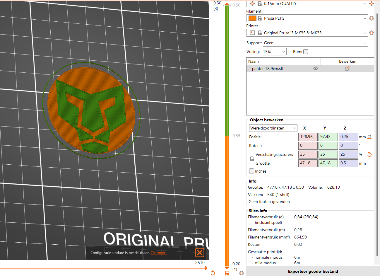 Extruder bewegings visualiseren. Visualize extruder motion by Ludo B ...