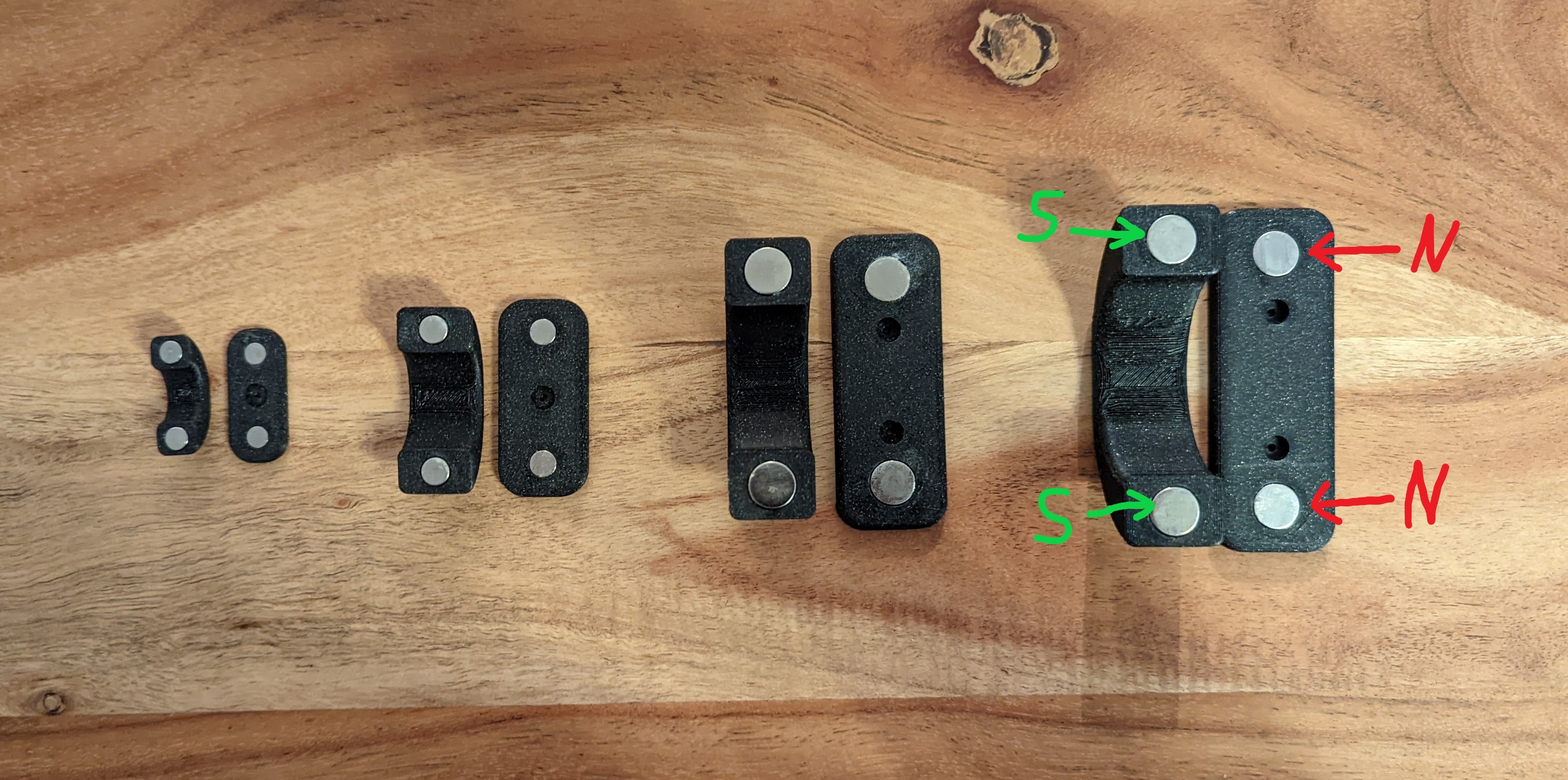 Magnetic Cable Anchors/Holders by don frechdachs | Download free STL ...