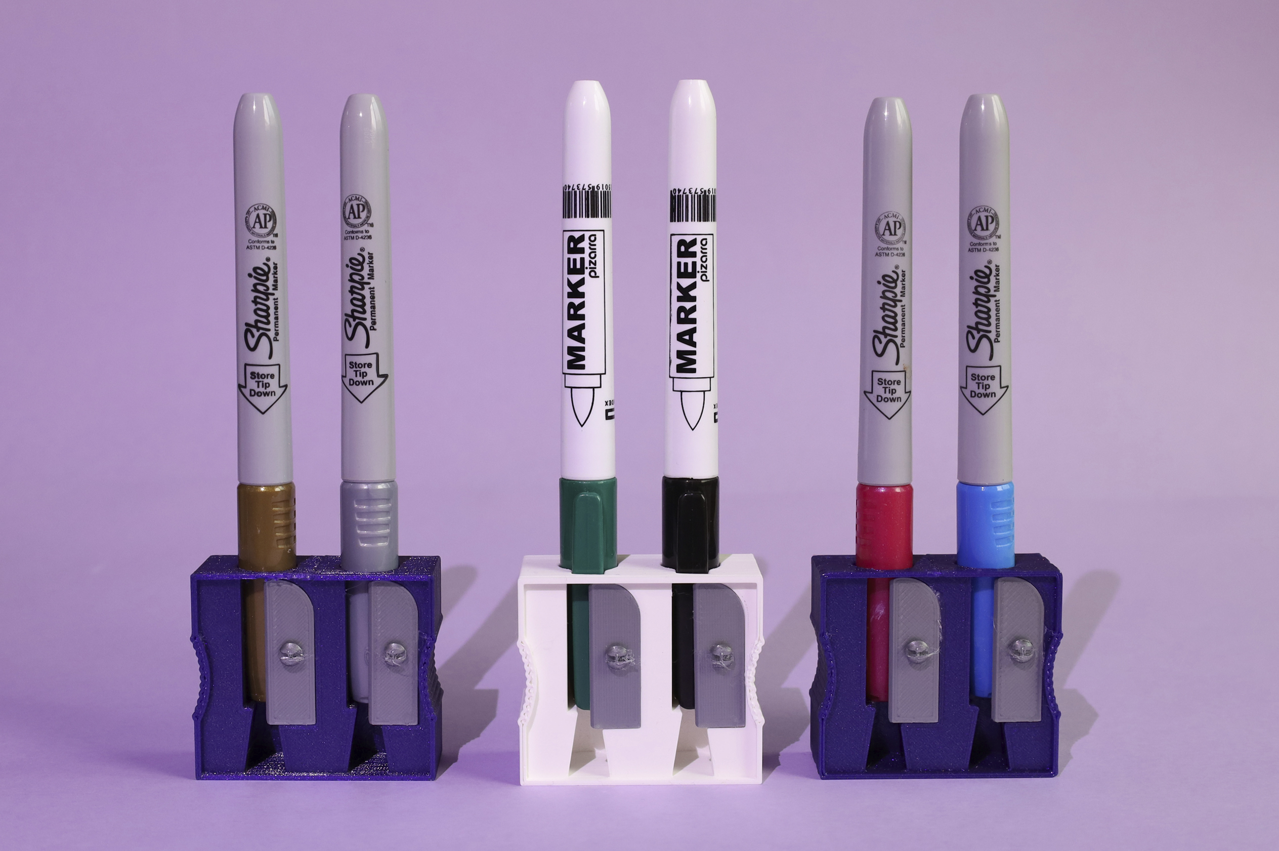 Sharpiener: Parametric & magnetizable marker stand by Xavier Faraudo ...