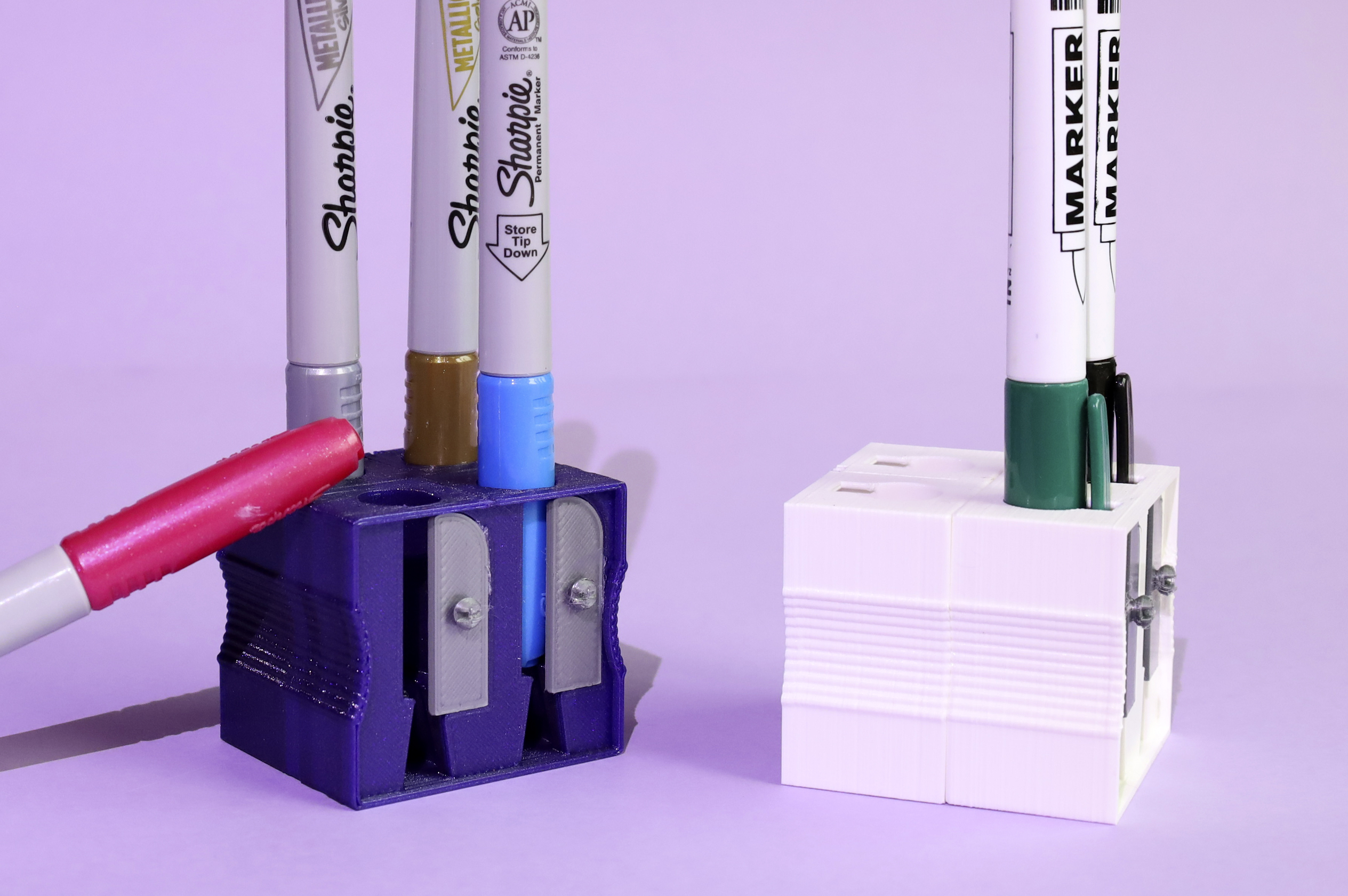 Sharpiener: Parametric & magnetizable marker stand by Xavier Faraudo ...