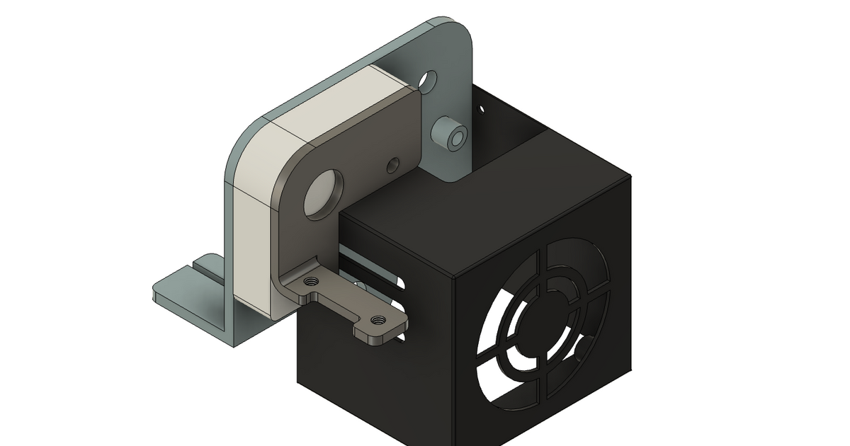 CR/BL-touch mount Y-offset spacer by jonasgddfr | Download free STL ...