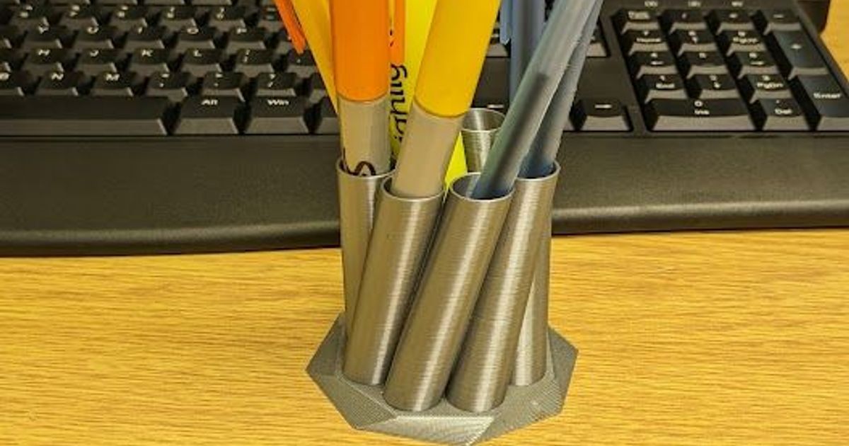 Sharpie, pen and larger marker holder by Dave O | Download free STL ...