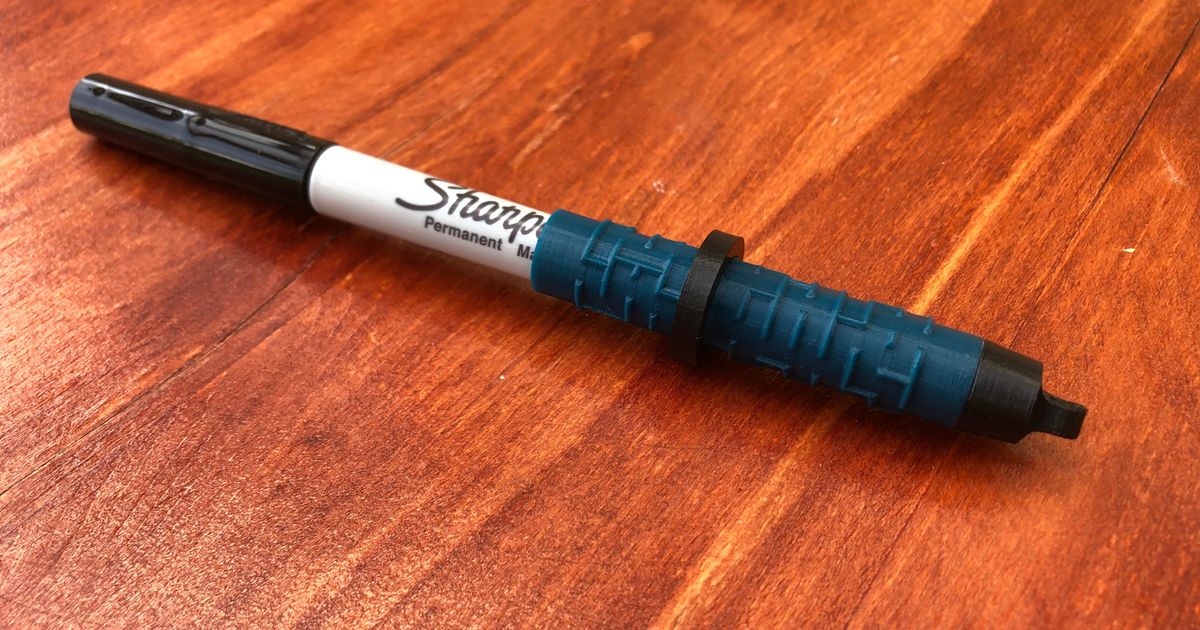 Sharpie Cap & Toy by Jkuk | Download free STL model | Printables.com