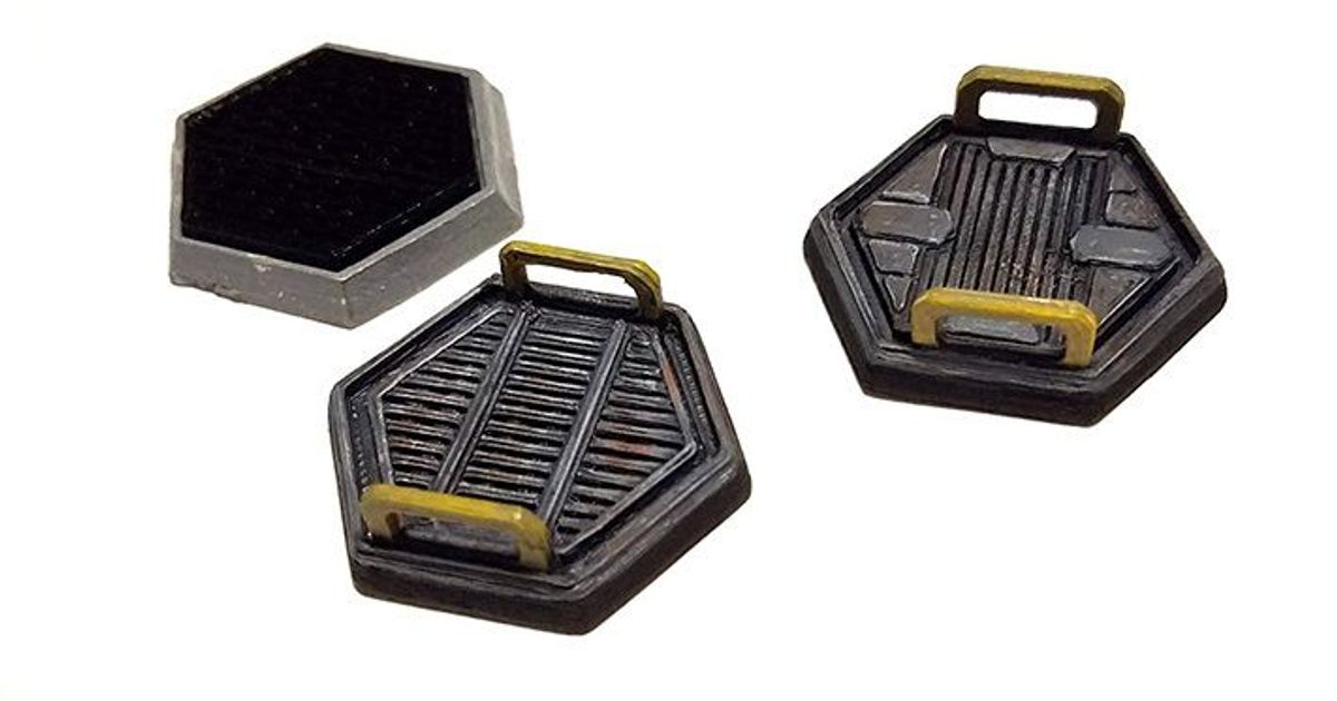 Mechbay Hex Base by LeoIsMaking | Download free STL model | Printables.com