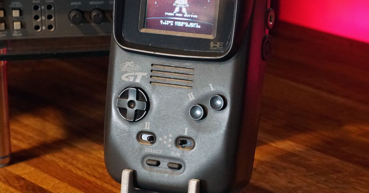 NEC TurboExpress PC Engine GT Display Stand by Kytor | Download free ...