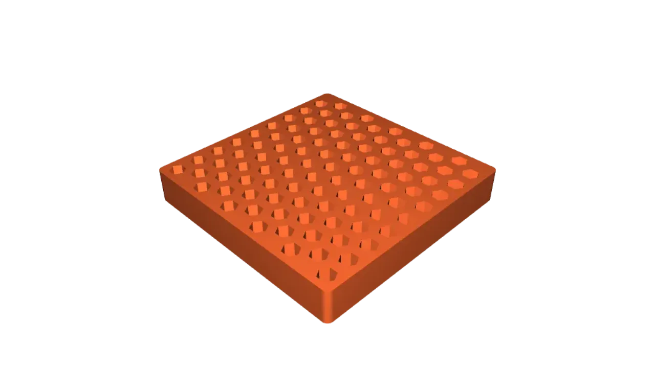 Gridfinity 4mm magnetic bit holder by Rob Ludwick | Download free STL ...