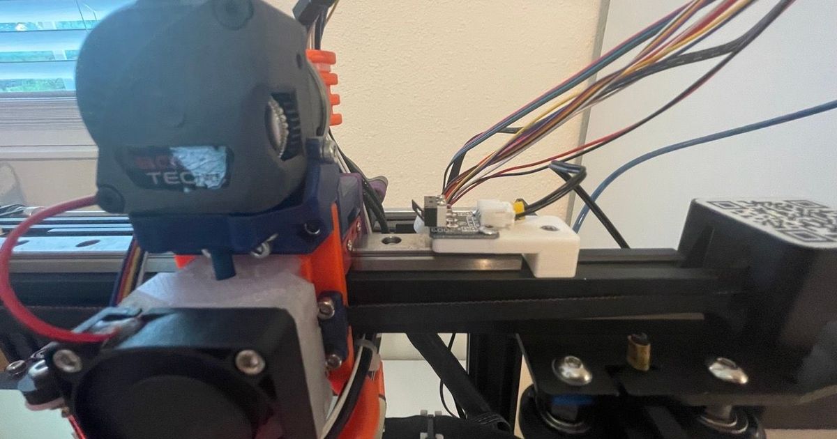 X Endstop mount for linear rail by Matt G | Download free STL model ...