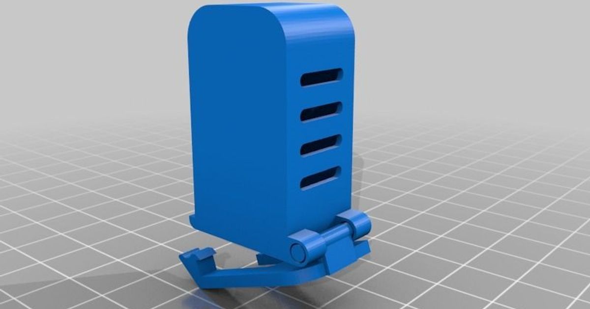 Hinged Toothbrush Cover by Nick | Download free STL model | Printables.com