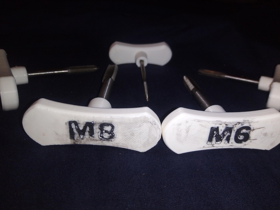 Metric Tap Handles for sizes M3, M4, M5, M6, and, M8 by Timid Possum ...