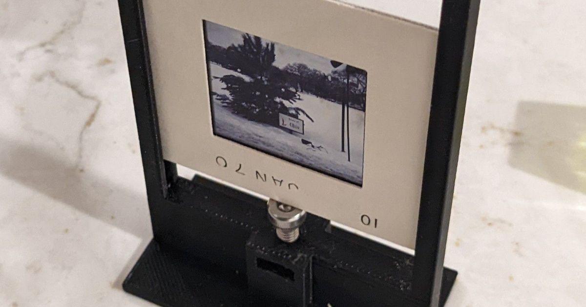 Slide Holder by M | Download free STL model | Printables.com