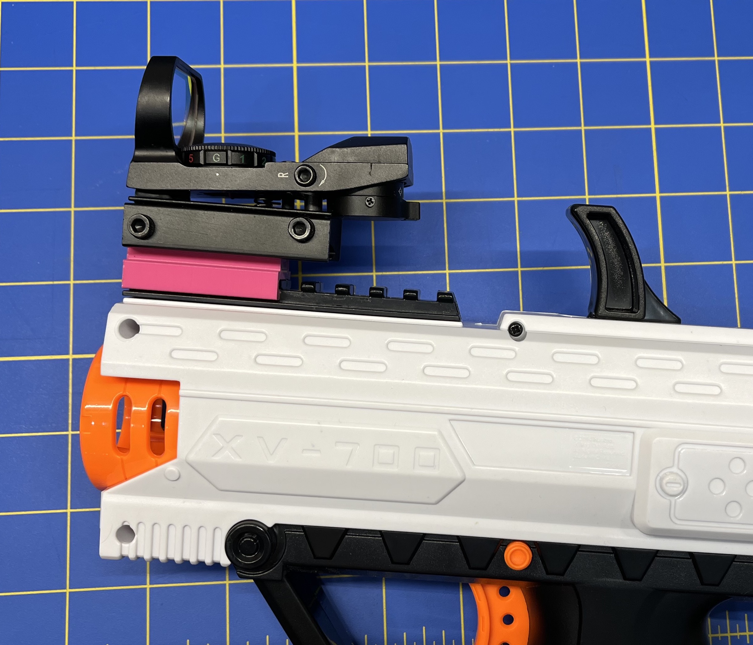 Nerf Rival to Picattiny Rail Adapter by Y F | Download free STL model ...