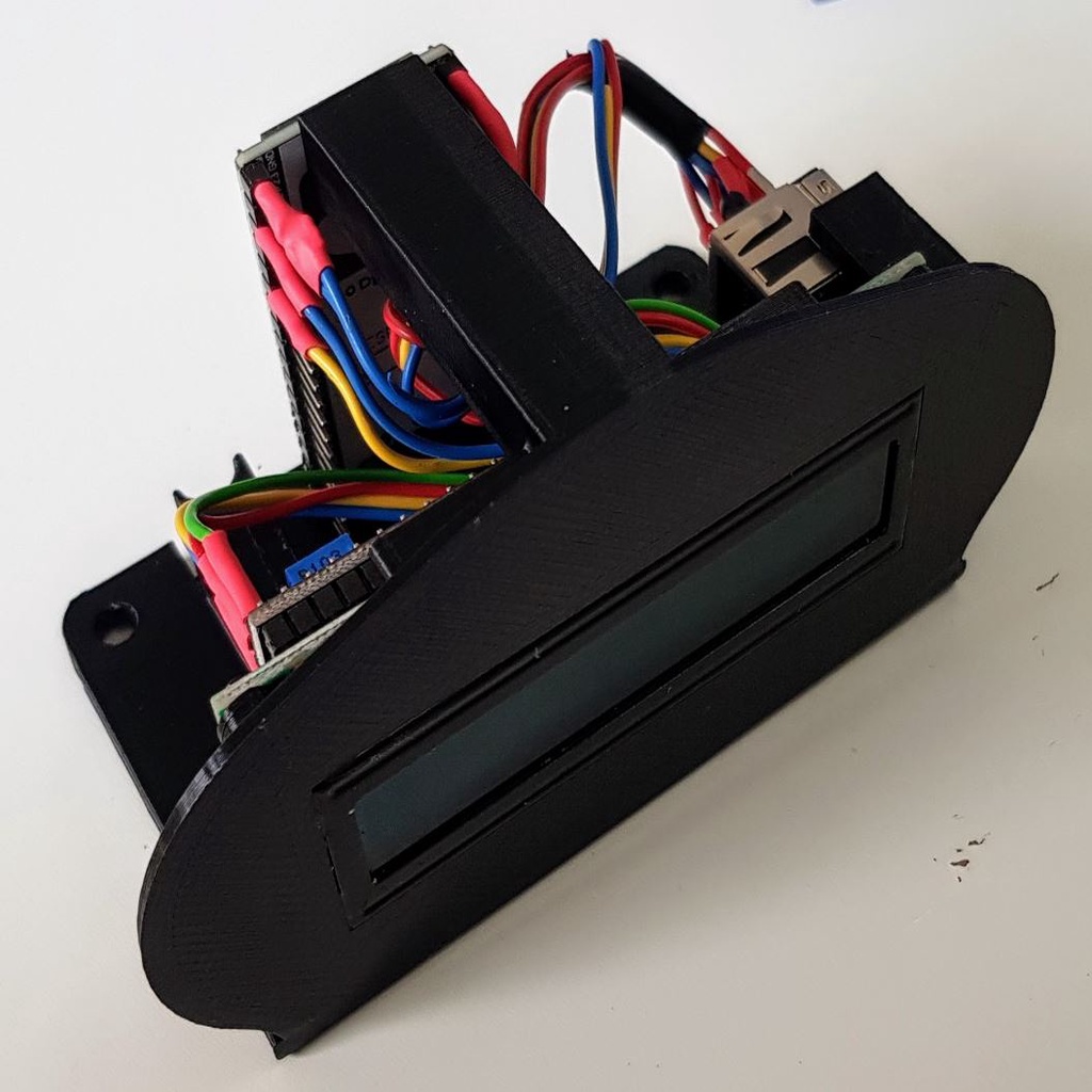 ESP32 DevKit V4 + LCD Outdoor Housing by Buzz | Download free STL model ...