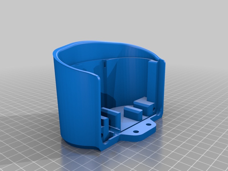 ESP32 DevKit V4 + LCD Outdoor Housing by Buzz | Download free STL model ...