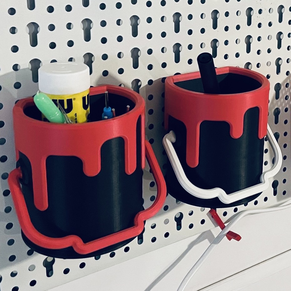 Pegboard Drippy Bucket by Mephisztoe | Download free STL model ...