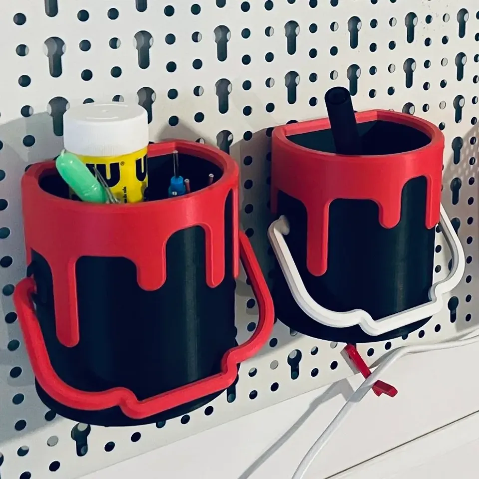 Pegboard Drippy Bucket by Mephisztoe | Download free STL model ...